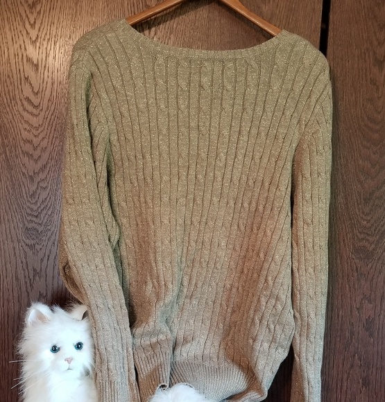 St. John's Bay | Sweaters | St Johns Bay Metallic Threaded Sweater ...